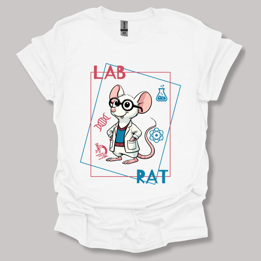 Lab Rat T-Shirt | Cute Science Mouse | Research Gift – Scientist Apparel